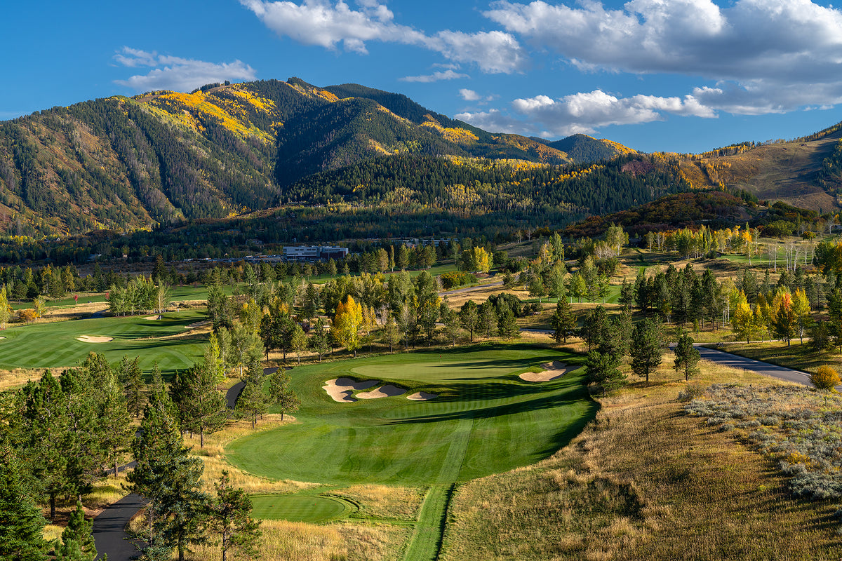3rd Hole, Maroon Creek Club – Evan Schiller Photography