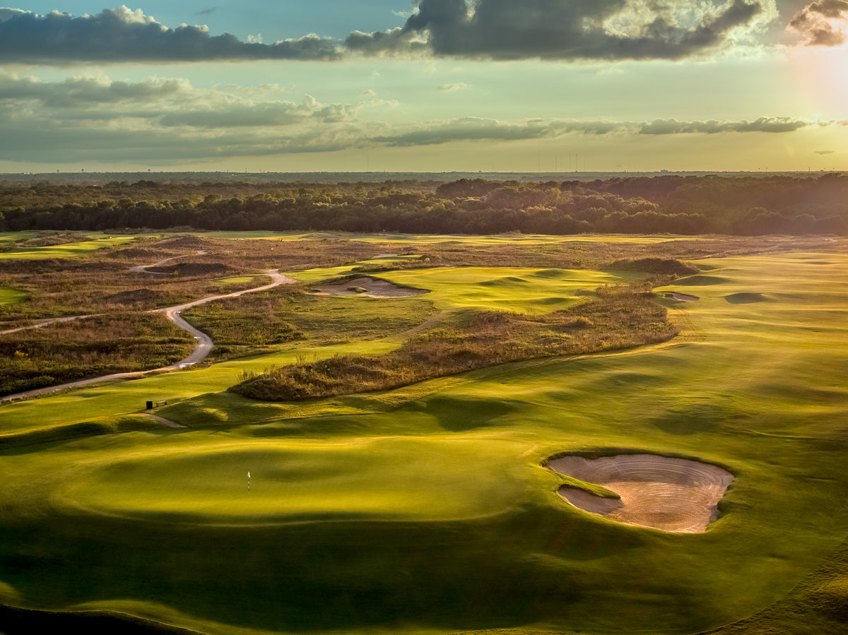 1st & 2nd Holes, Trinity Forest Golf Club – Evan Schiller Photography